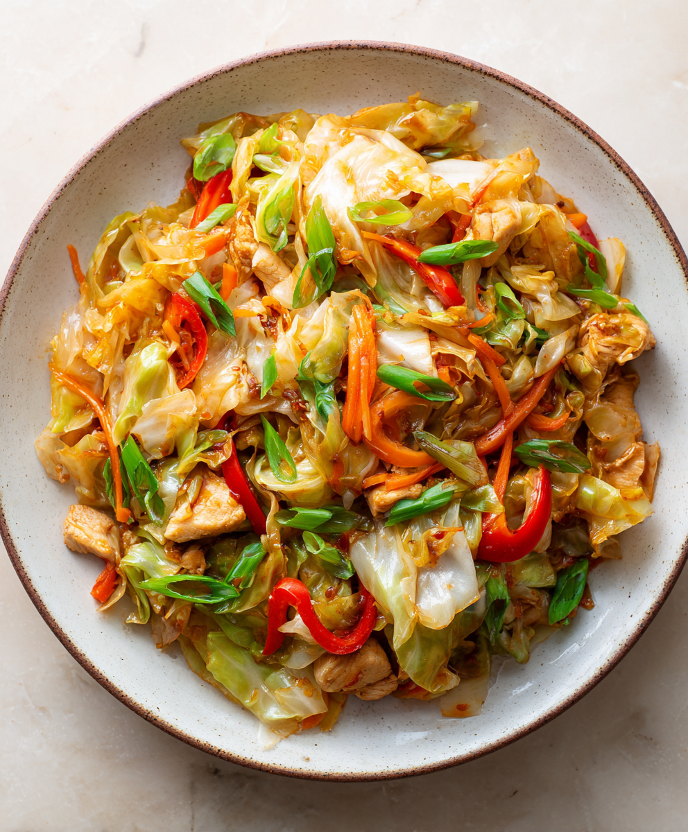 Chinese Chicken Cabbage Stir-Fry - foodfusion.runoflif.com