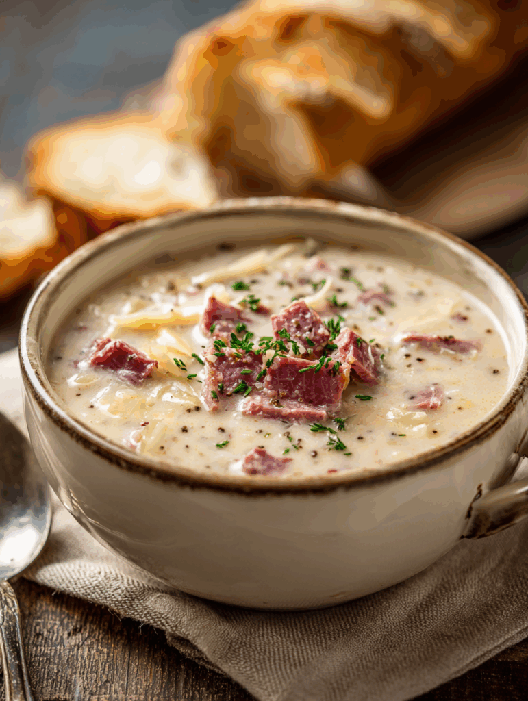 Easy Creamy Reuben Soup Recipe - foodfusion.runoflif.com