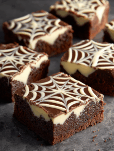 Spider Web Halloween Brownies Recipe - foodfusion.runoflif.com