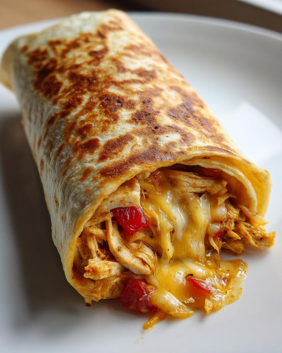 25-Minute Ooey Gooey Cheesy Chicken Wraps That Wow - foodfusion.runoflif.com