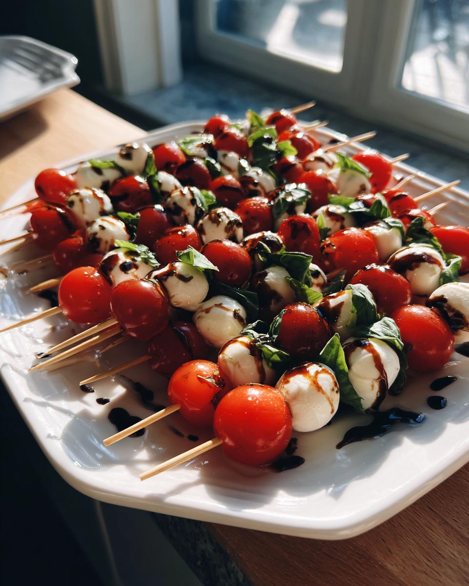 10-Minute Mini Caprese Skewers: The Ultimate Party Lifesaver ...