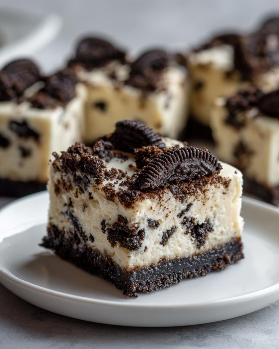 20-Minute No-Bake Oreo Cheesecake Bars You'll Love - foodfusion ...