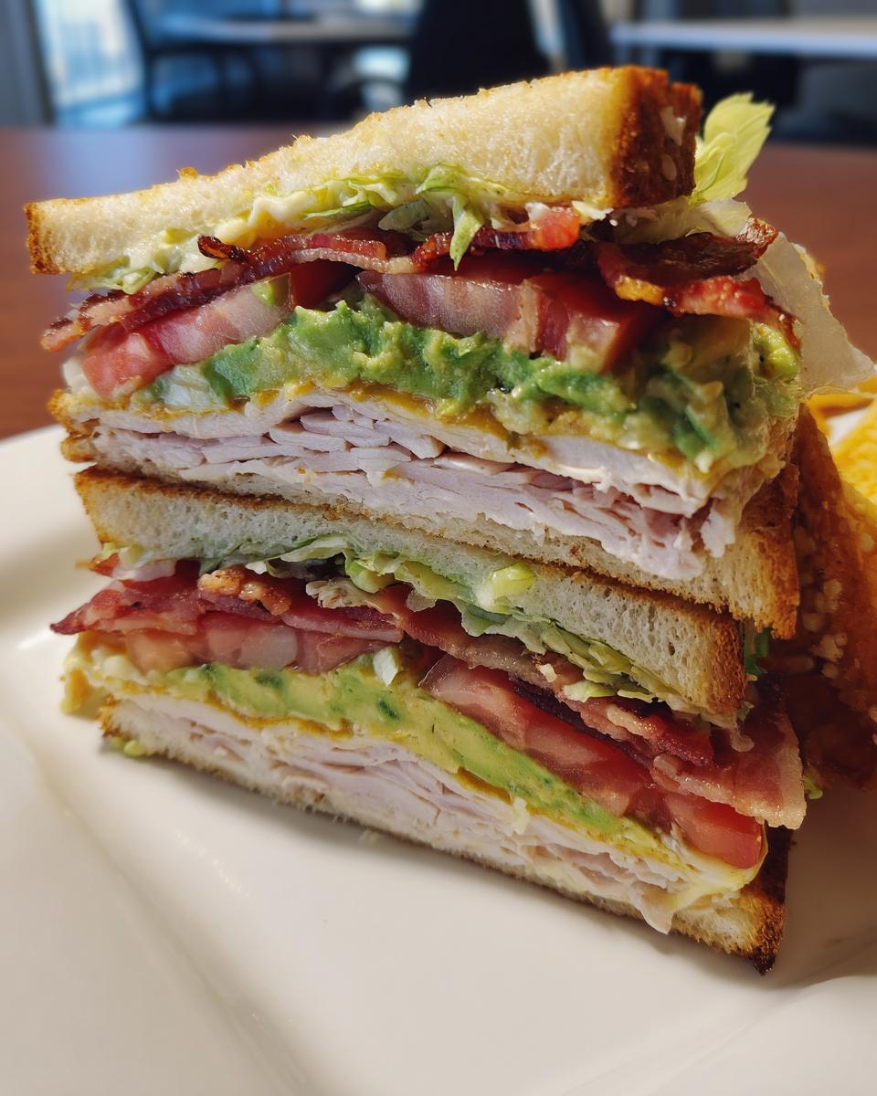 Irresistible Turkey Club Sandwich with Bacon in 15 Minutes - foodfusion ...