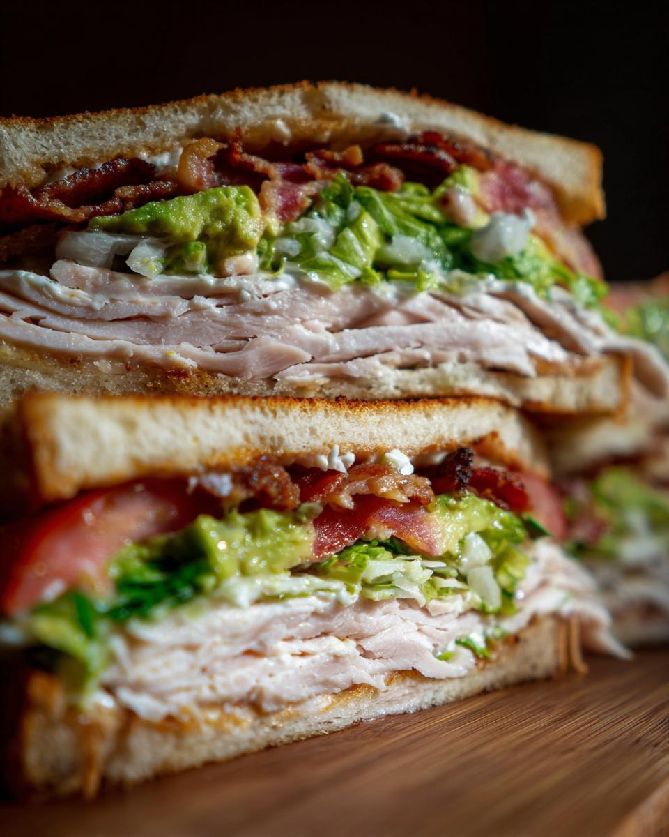 Irresistible Turkey Club Sandwich with Bacon in 15 Minutes - foodfusion ...