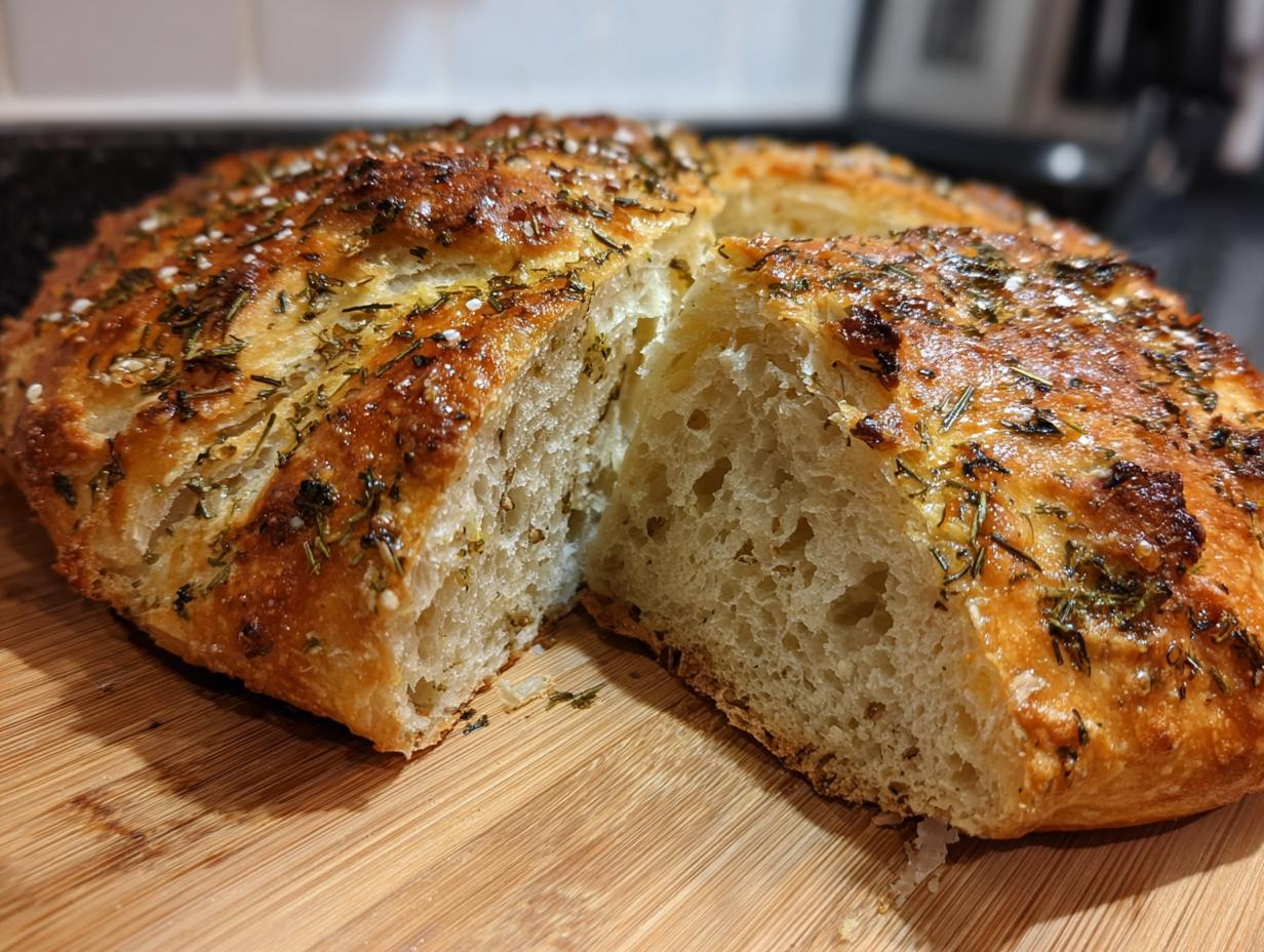 3-Ingredient Garlic-Herb Crusty Bread You’ll Crave - foodfusion ...
